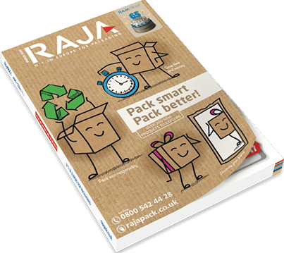 Rajapack is now RAJA UK | Packaging supplies | Request your catalogue