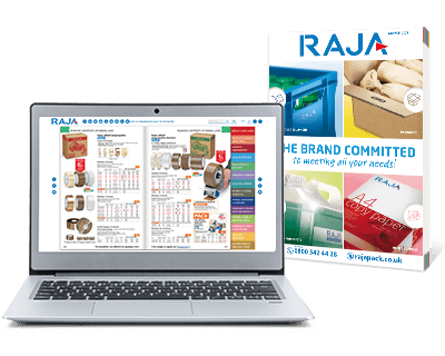 Rajapack is now RAJA UK | Packaging supplies | Request your catalogue