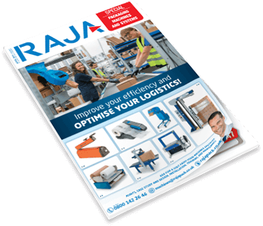 Rajapack is now RAJA UK | Packaging supplies | Request your catalogue
