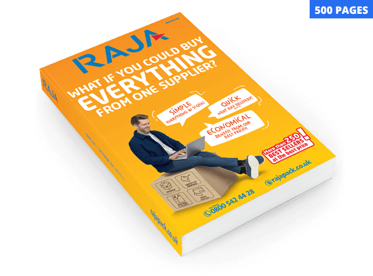 Rajapack is now RAJA UK | Packaging supplies | Request your catalogue