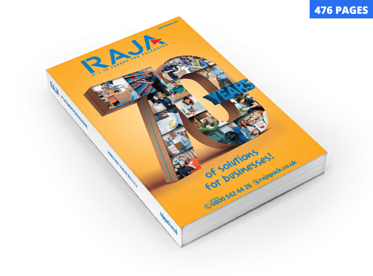 Rajapack is now RAJA UK | Packaging supplies | Request your catalogue